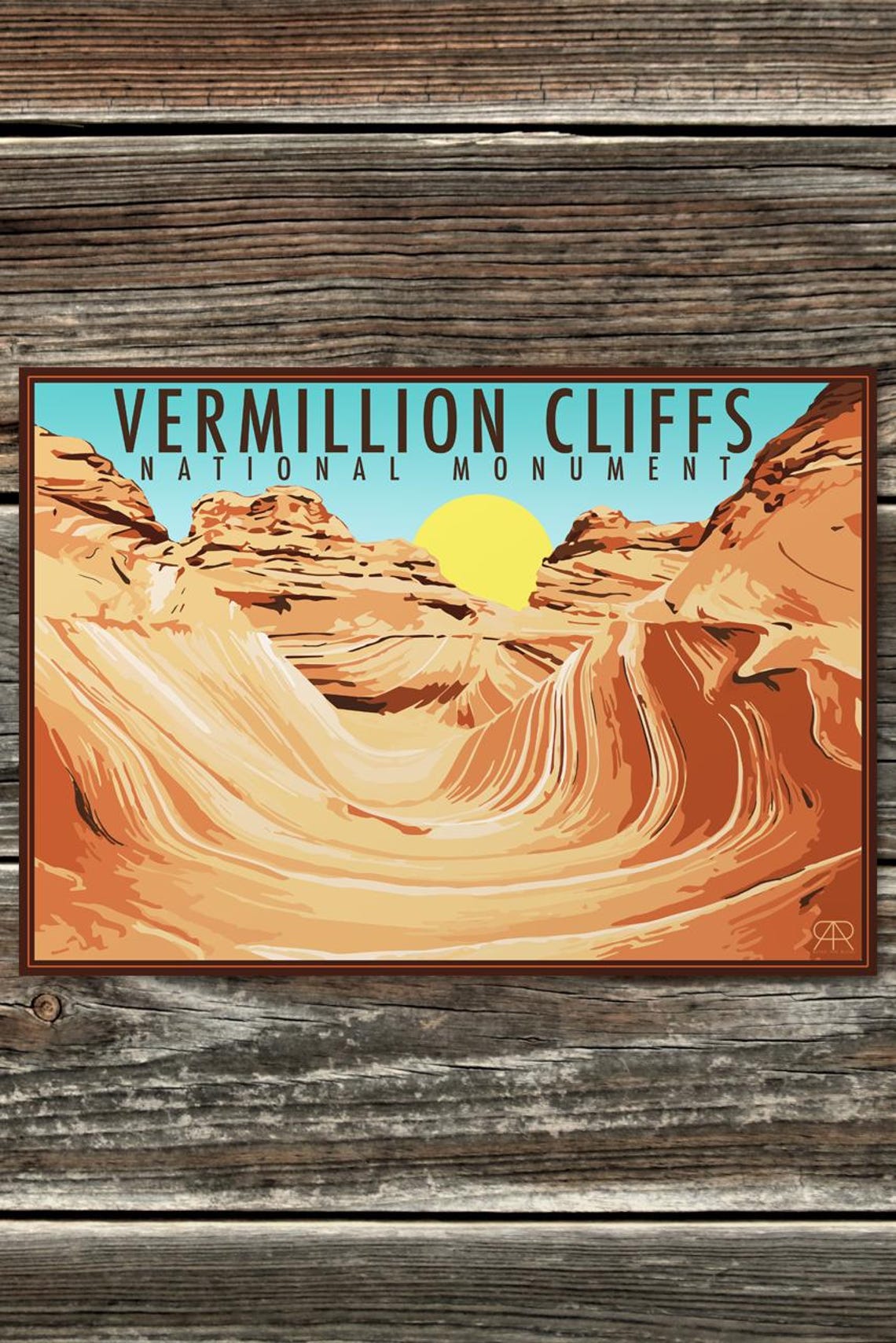 Vermillion Cliffs National Monument Sticker - Etsy