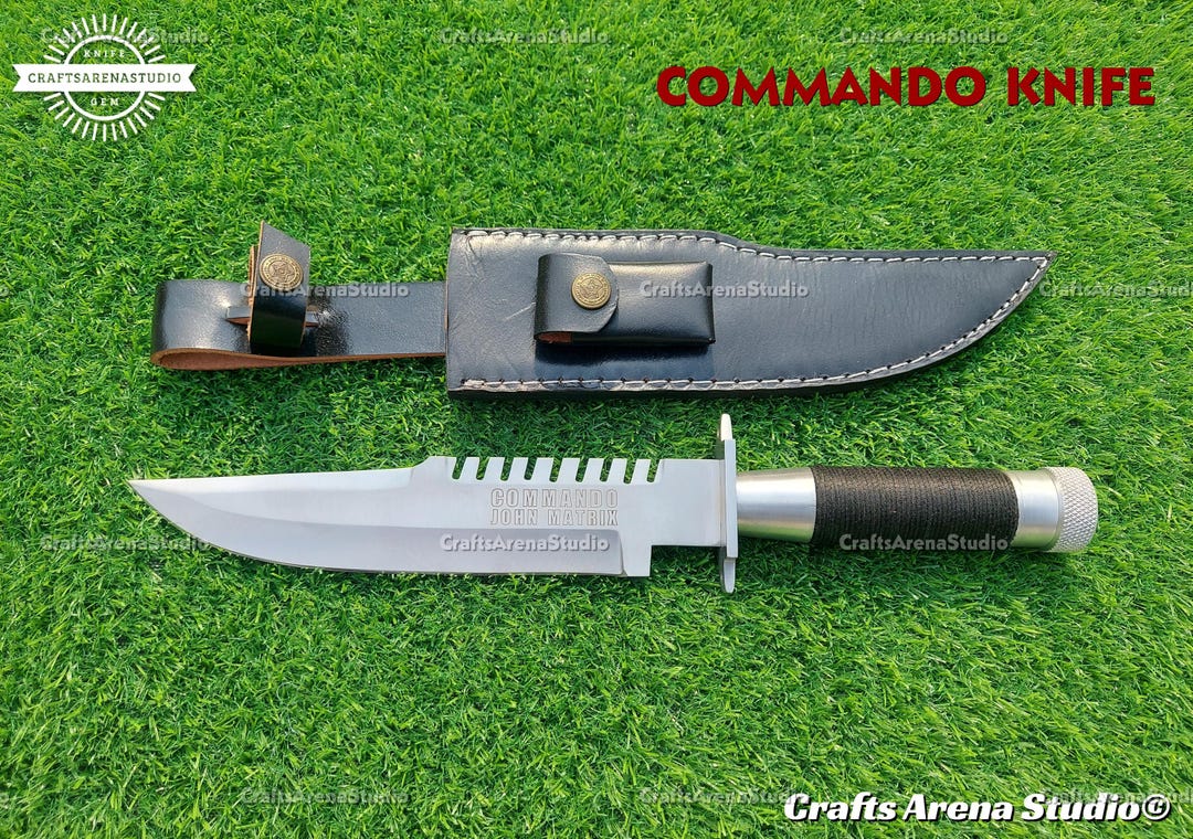 Commando Knife Replica 1984 Movie Replicacustom Handmademovie ...