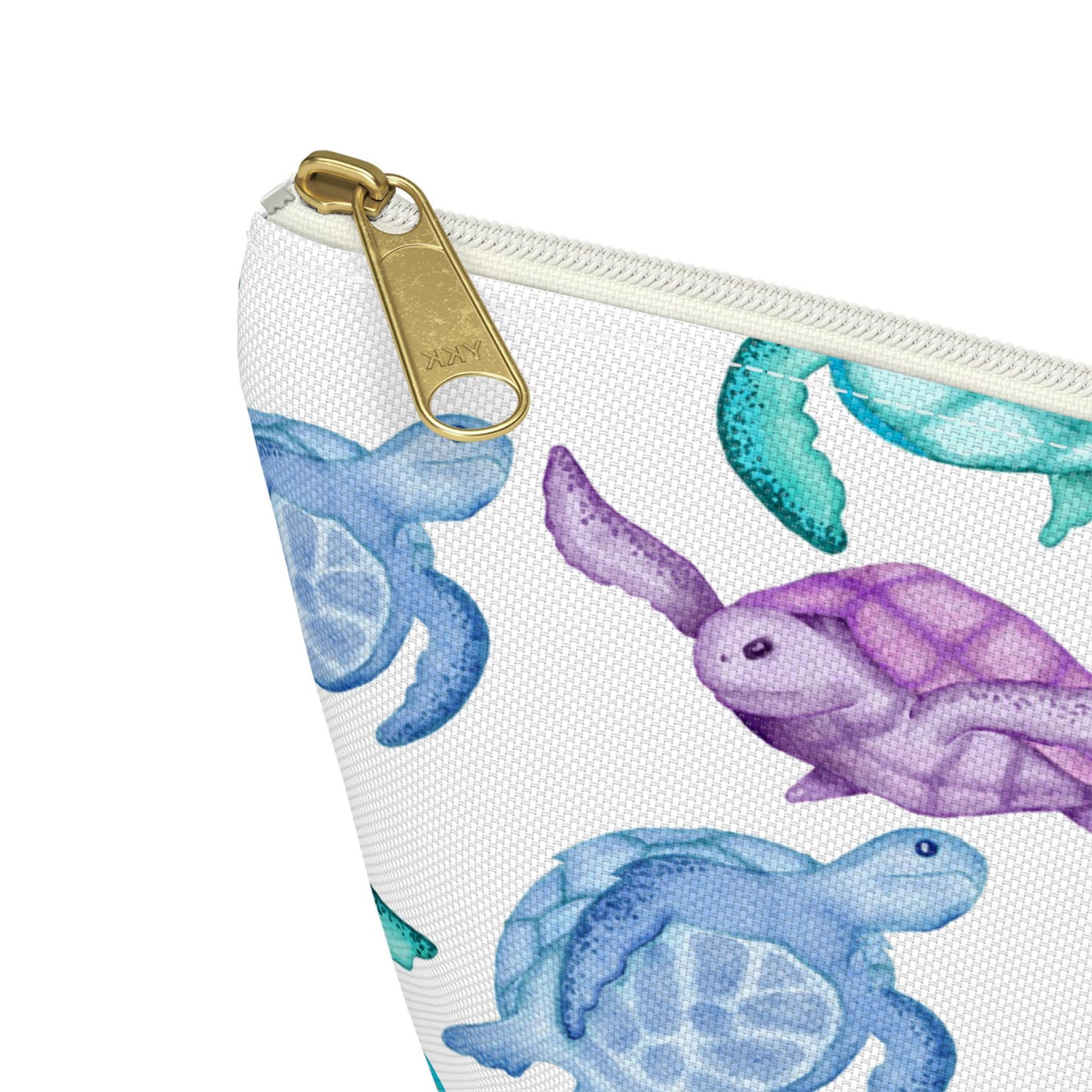 Sea Turtle Accessory Pouch, Sea Turtle Print, Sea Turtles, Back to ...