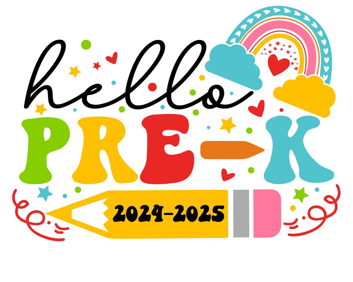 First Day of School Printable Pre-k to Fifth Grade All Included in One ...