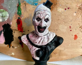 Terrifier Horror Movie Bust Art the Clown Figure Dark Decor Terrifier ...