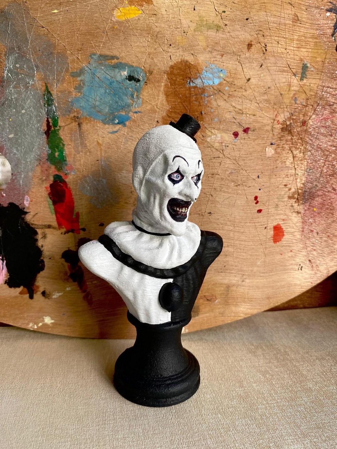 Terrifier Horror Movie Bust Art the Clown Figure Dark Decor Terrifier ...