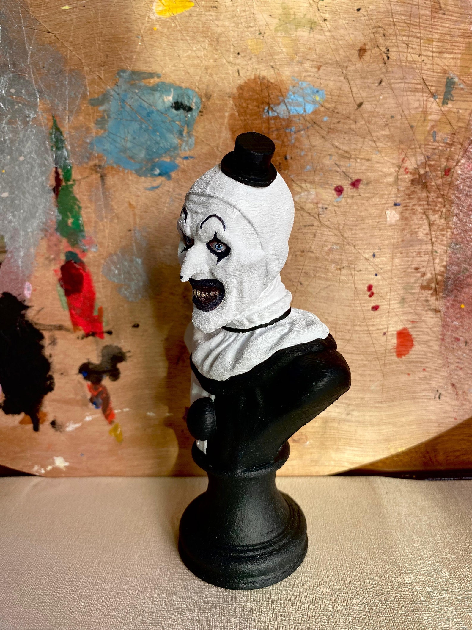 Terrifier Horror Movie Bust Art the Clown Figure Dark Decor Terrifier ...