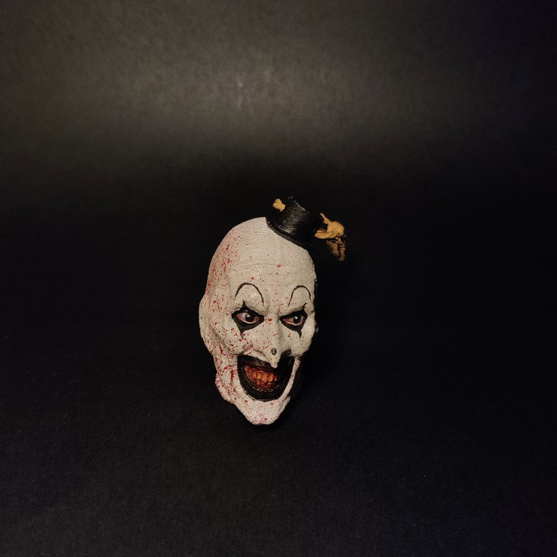 Terrifier Keychain Horror Movie Figure Scary Clown Creepy Keychain Art ...