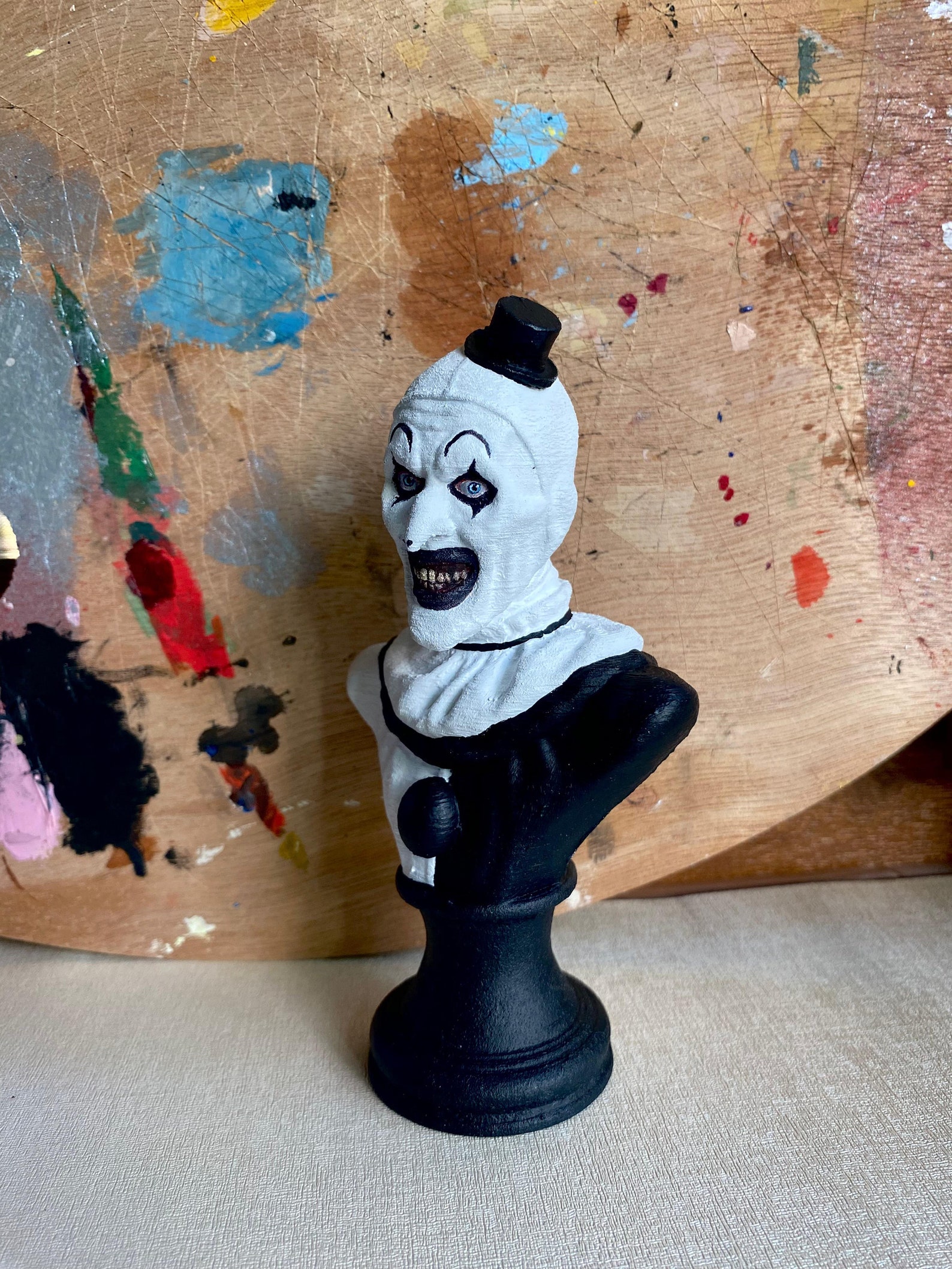 Terrifier Horror Movie Bust Art the Clown Figure Dark Decor Terrifier ...