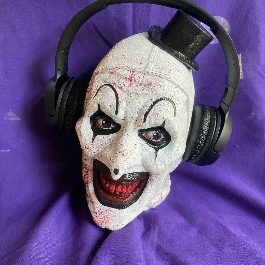 Terrifier Horror Head Bust Art the Clown Figure Dark Decor Terrifier ...