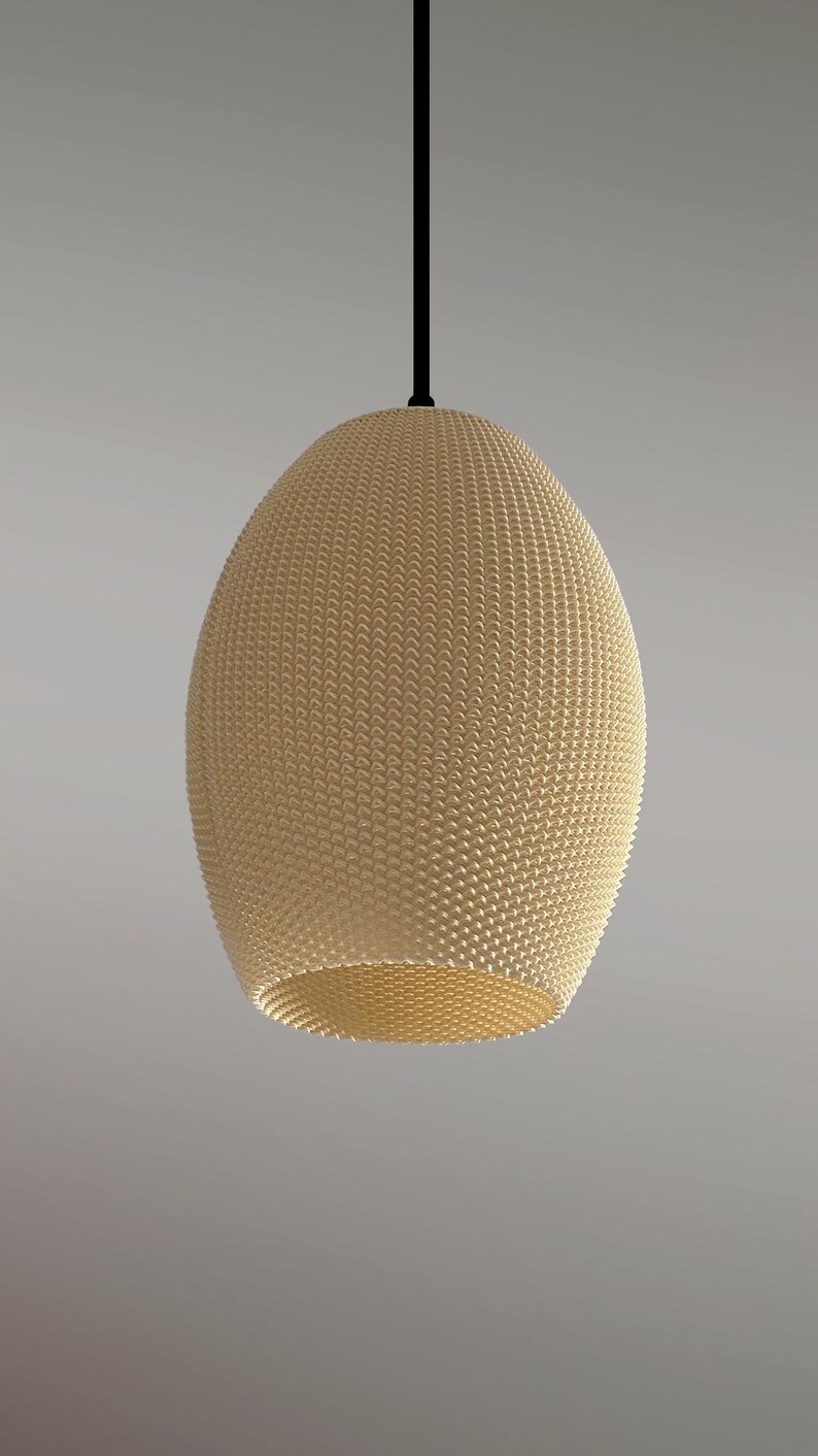 OVO is a Modern Lampshade, Applique Mid-century Design, 3D Printed ...