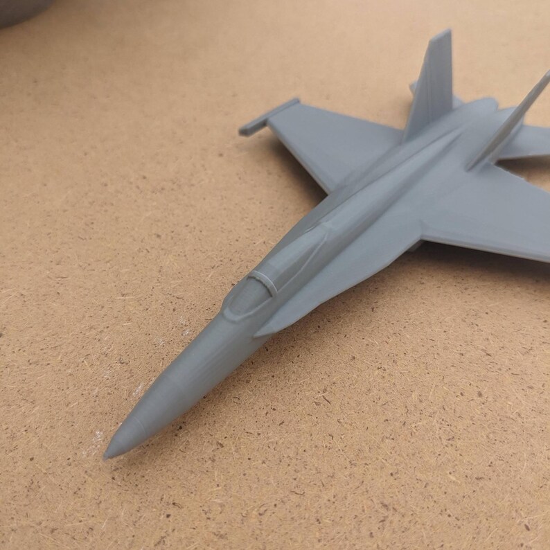 F18 Hornet Fighter Jet 3D Printed - Etsy