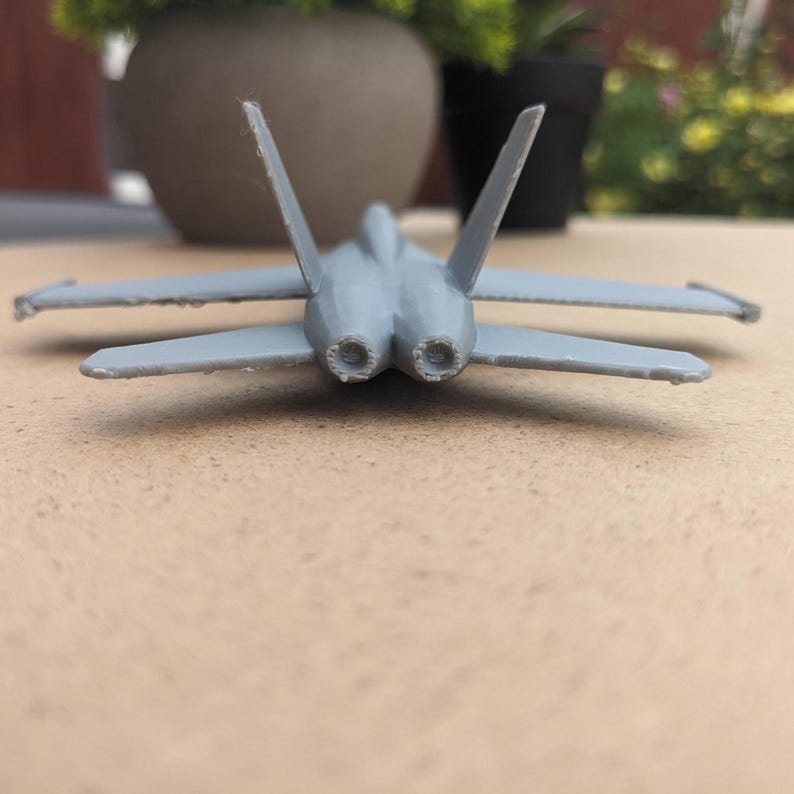 F18 Hornet Fighter Jet 3D Printed - Etsy
