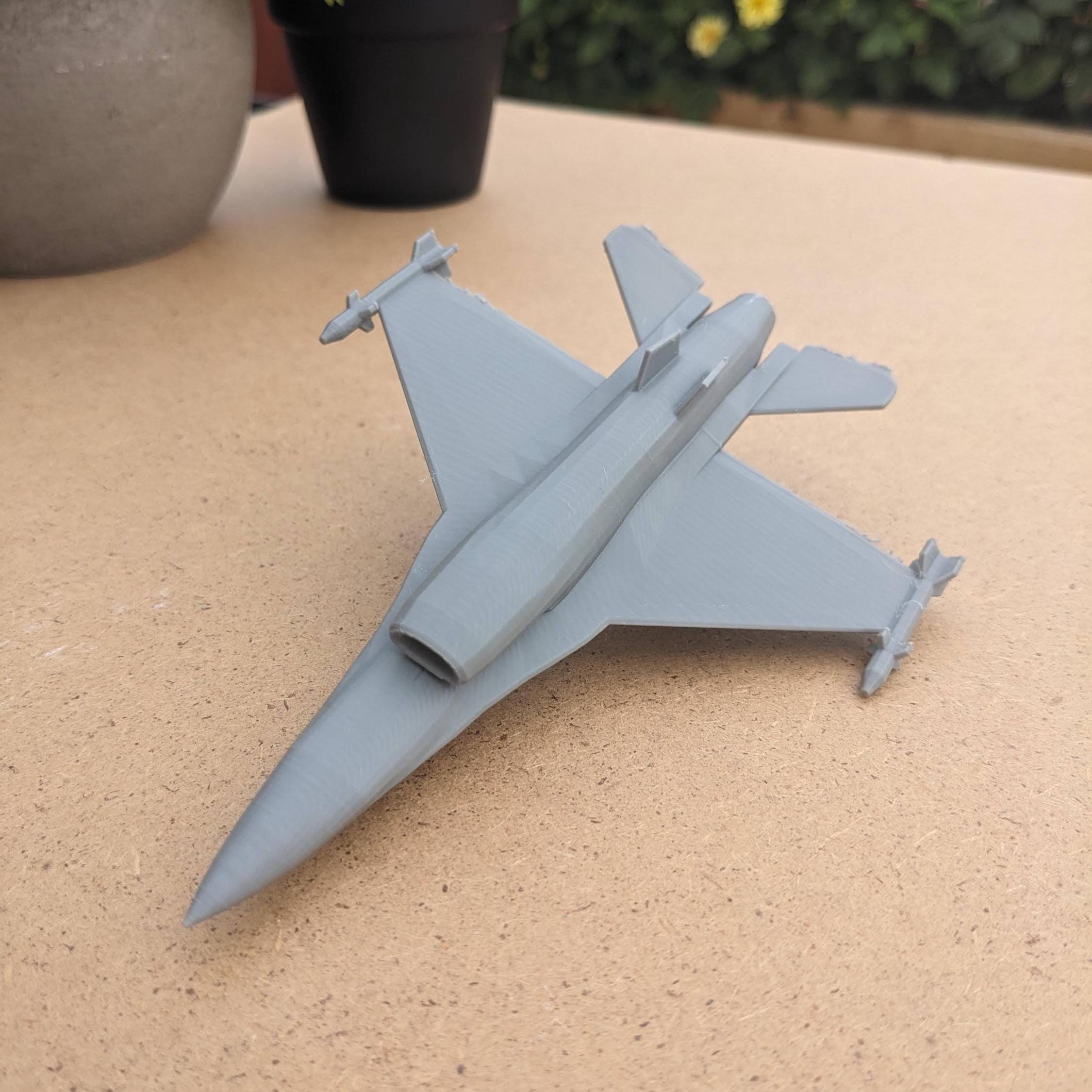 F16 Figthing Falcon Fighter Jet 3D Printed - Etsy