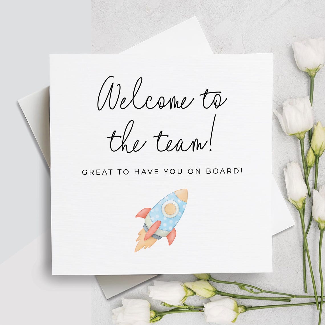 Welcome to the Team Card, Corporate Welcome Card, Welcome Card for Team ...