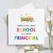 Principal Thank You Card, Thank You Card for Principal, Principal ...