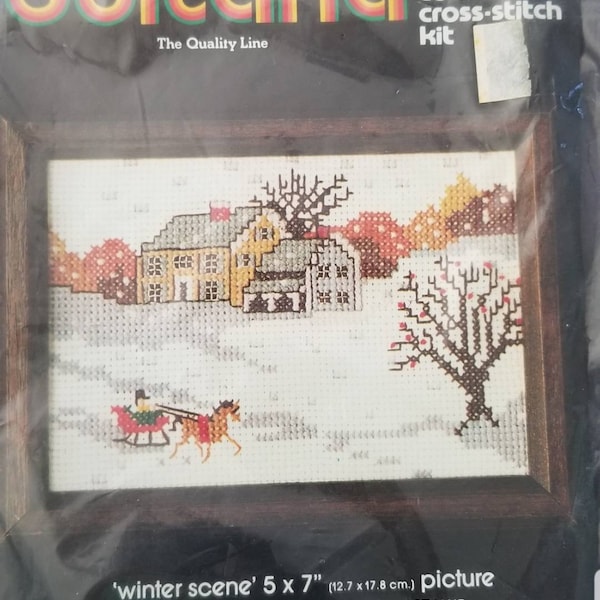Winter Scenes Cross Stitch Patterns - Etsy