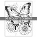 70 Coloring Book - Serenity: Stress-free Coloring Journey (coloring ...