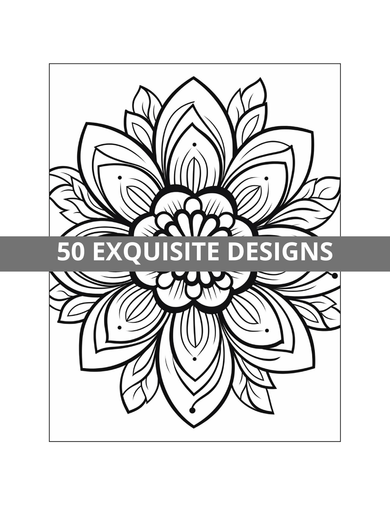 70 Coloring Book - Serenity: Stress-free Coloring Journey (coloring ...