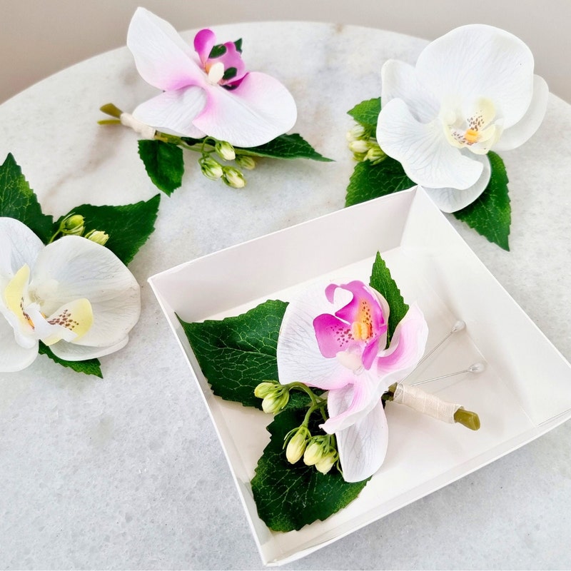 Orchid Lapel Pin - Etsy