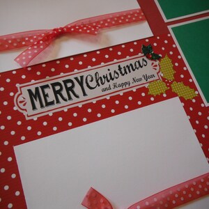 Merry Christmas Premade 12x12 Scrapbook Pages for Your FAMILY and Album ...