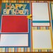Happy Birthday Party Premade 12x12 Scrapbook Pages for Your FAMILY Boy ...