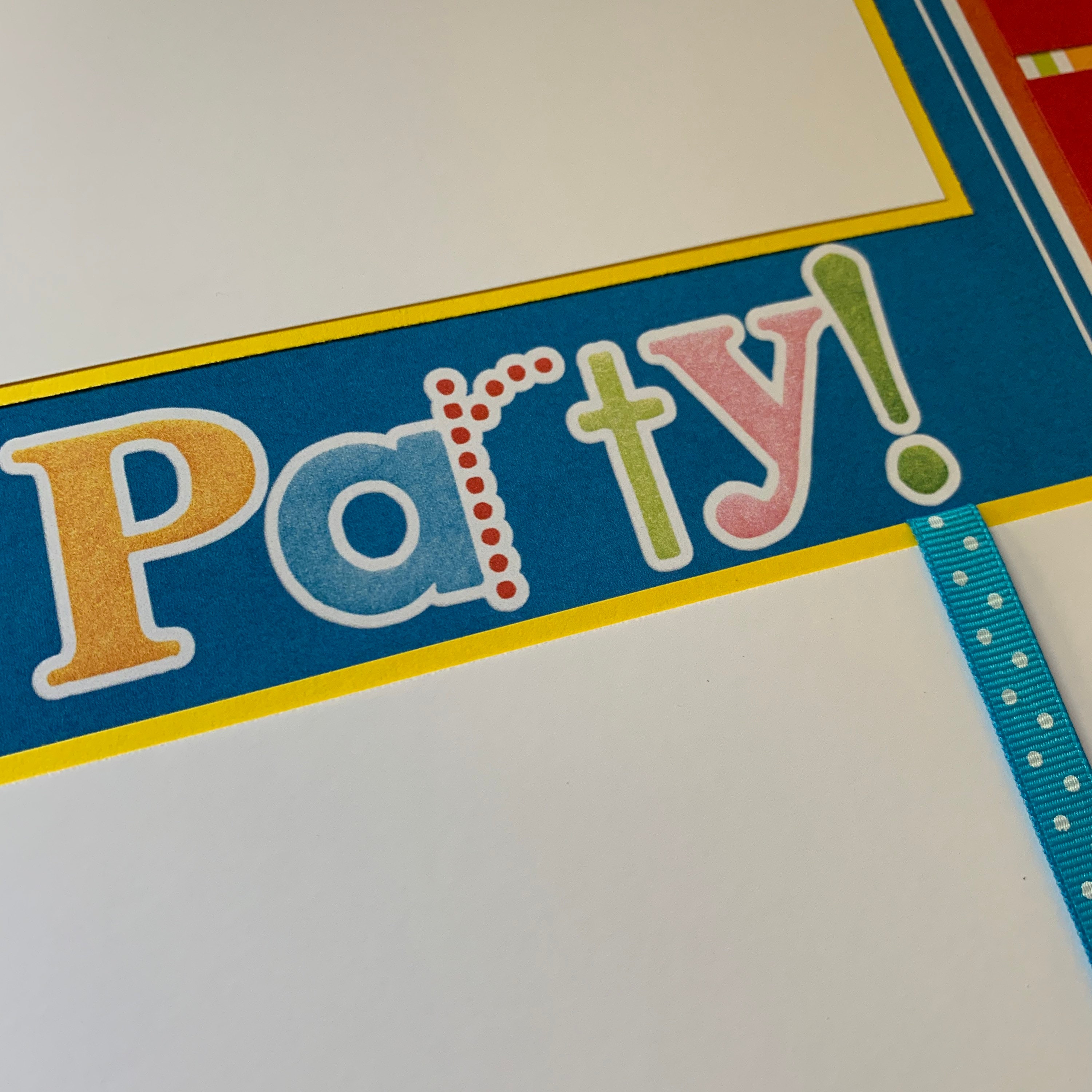 Happy Birthday Party Premade 12x12 Scrapbook Pages for Your - Etsy