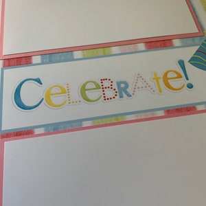 Happy Birthday Celebrate Premade 12x12 Scrapbook Pages for Your FAMILY ...