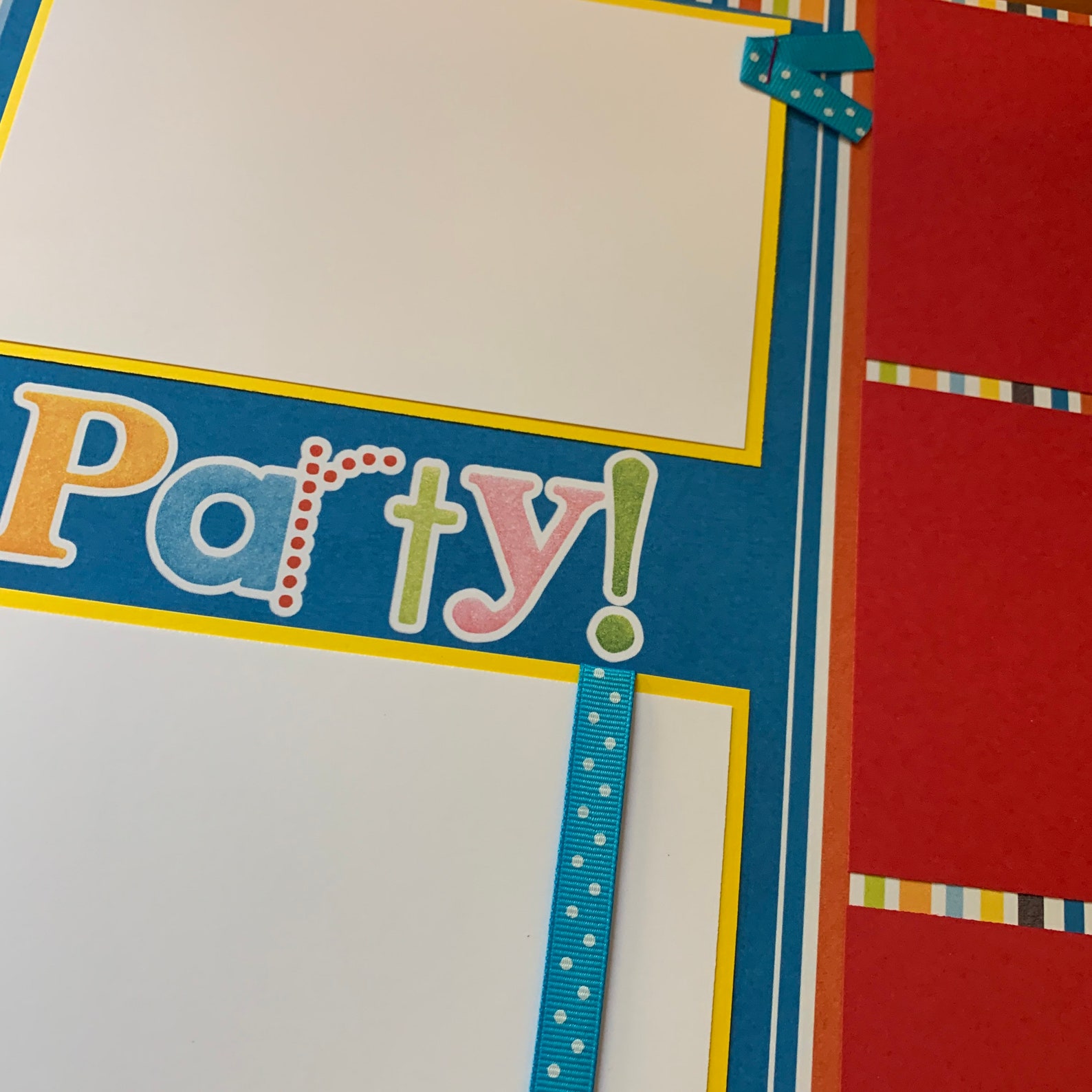 Happy Birthday Party Premade 12x12 Scrapbook Pages for Your - Etsy