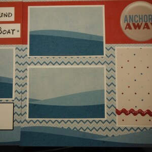 Fun Around the Boat Disney Cruise Premade 12x12 Scrapbook Pages Anchor ...