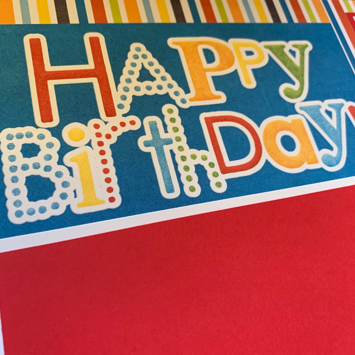 Happy Birthday Party Premade 12x12 Scrapbook Pages for Your FAMILY Boy ...