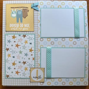20 Baby Boy Premade 12x12 Scrapbook Pages for New Mom Shower Gift - Etsy