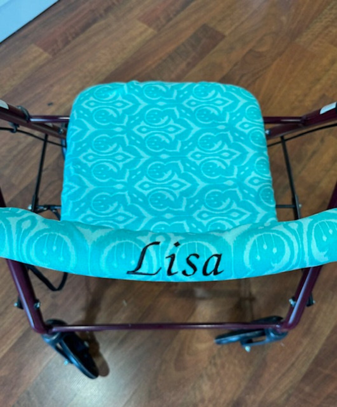 Personalized Rollator Walker Seat & Back Bar Cover Set, 10 Assorted ...