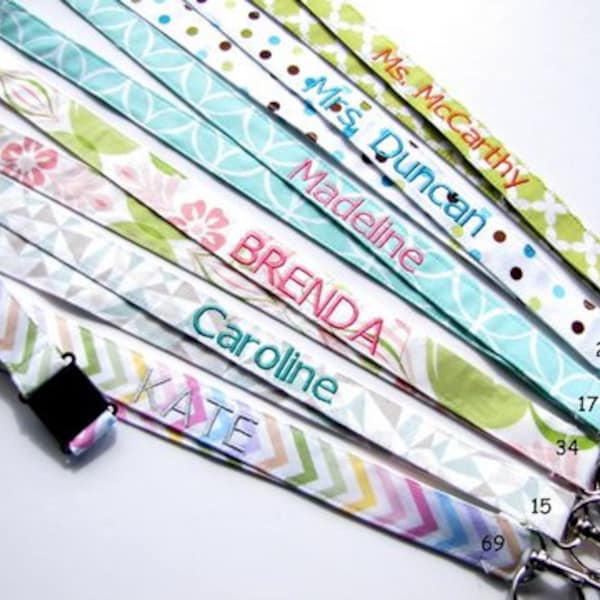 Monogram Lanyard - Etsy