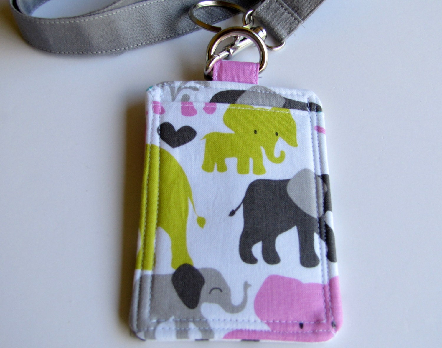 Cute ID Badge Pouch With Back Pocket Teacher Badge Holder - Etsy UK