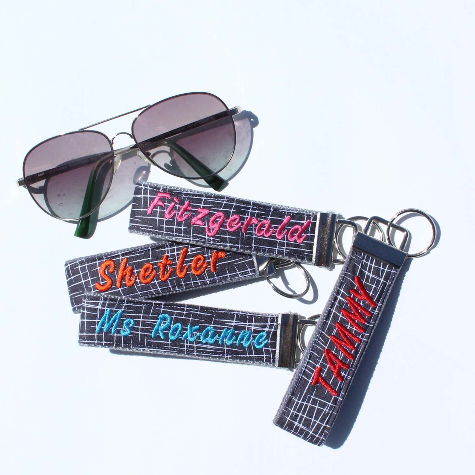 Personalized Key Fob Keychain for Women Name Keychain Key | Etsy