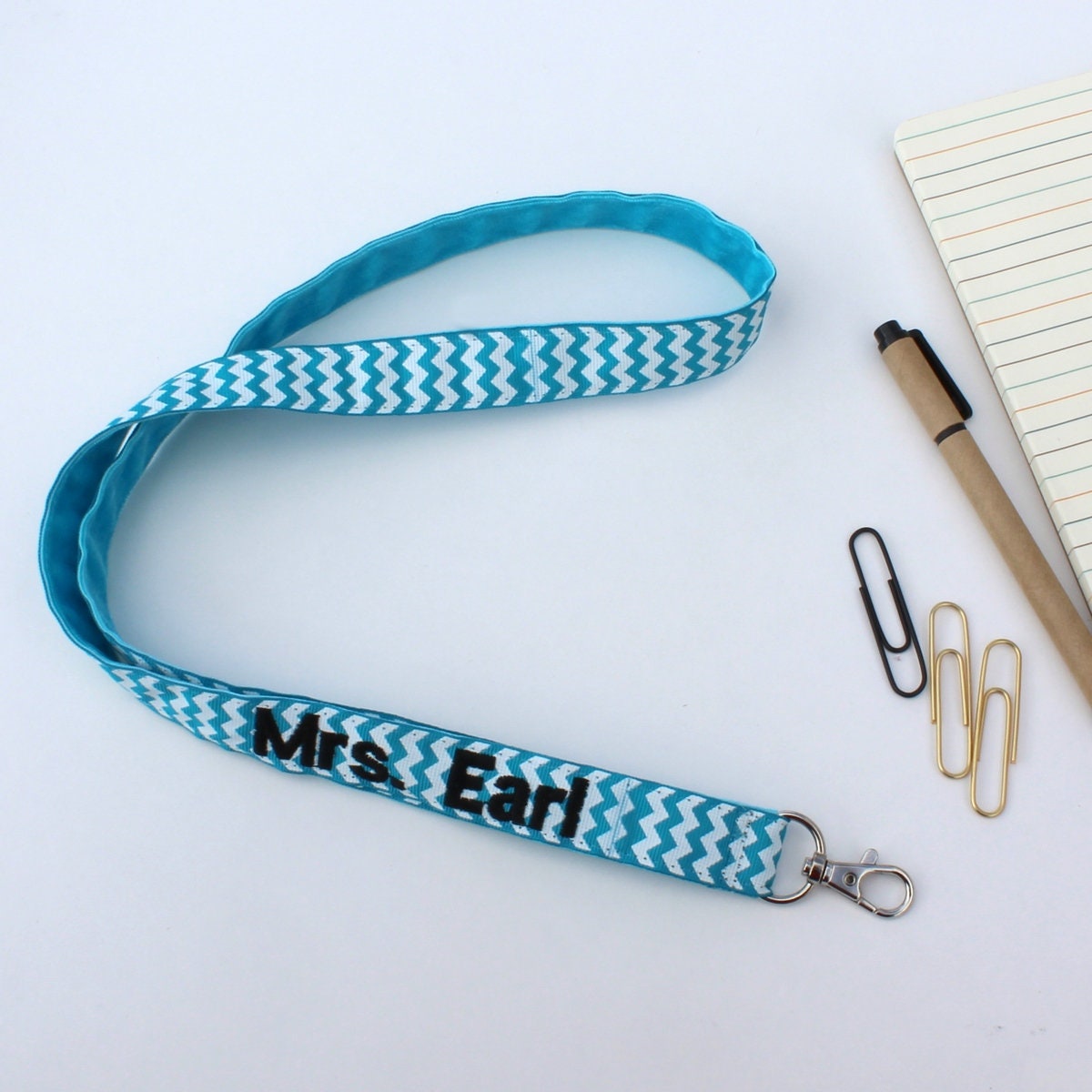 Teacher Lanyard, Monogram Lanyard, Personalized Lanyard, Teacher Gift ...