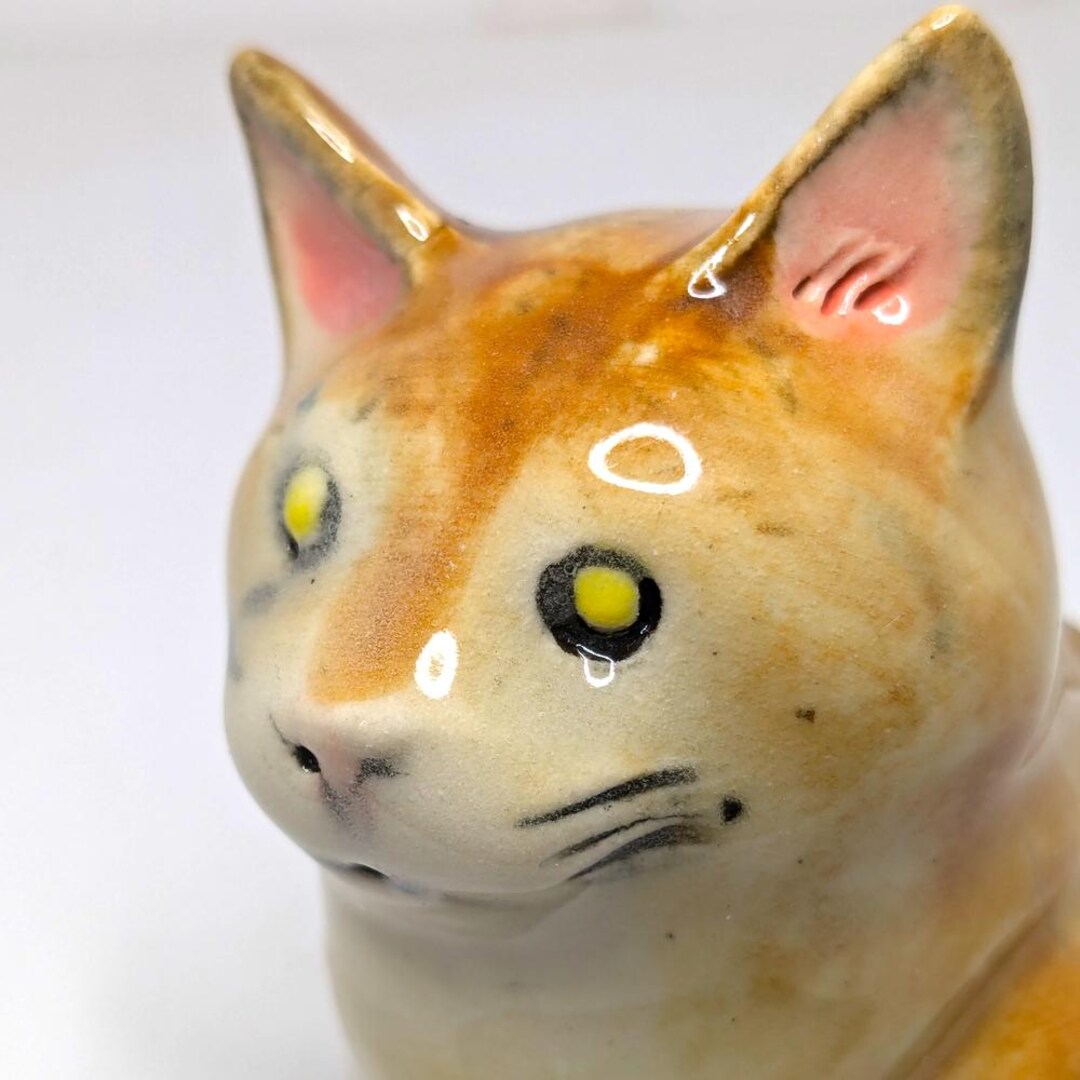 Tan Abyssinian Cat Original Sculpture - Etsy