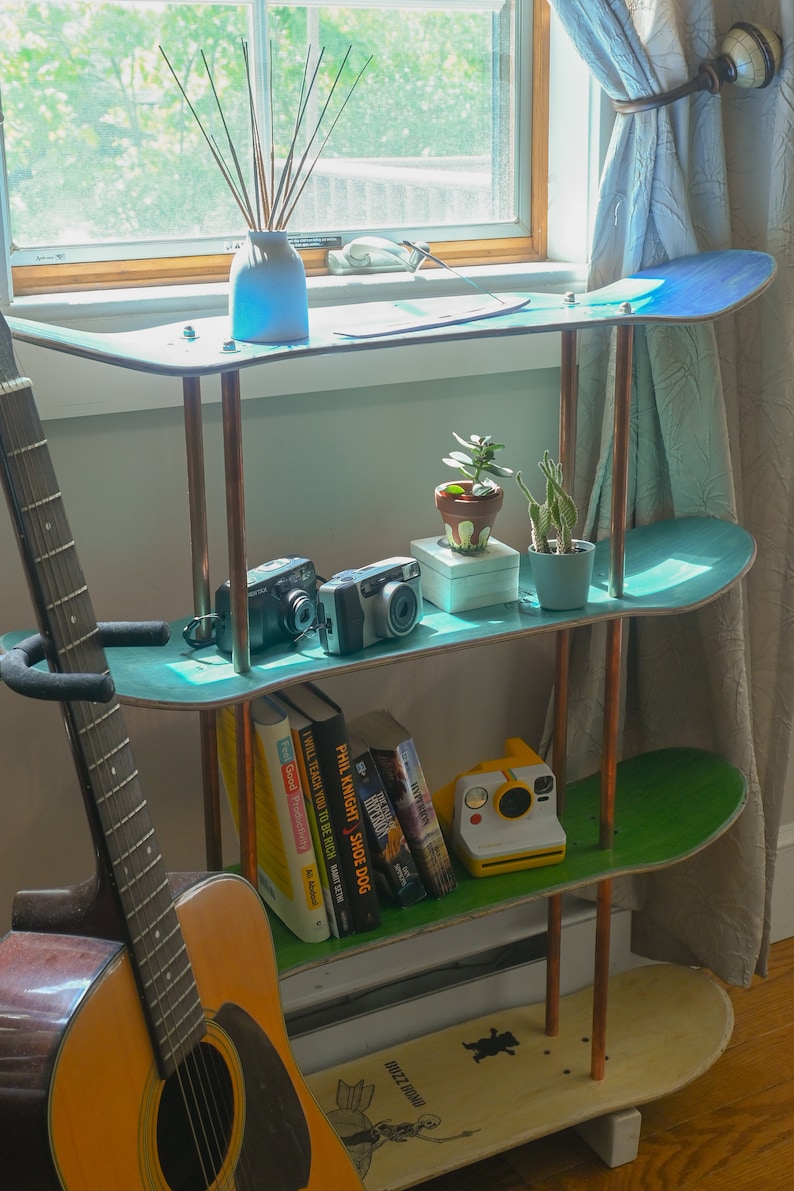 Recycled Skateboard Shelf - Etsy