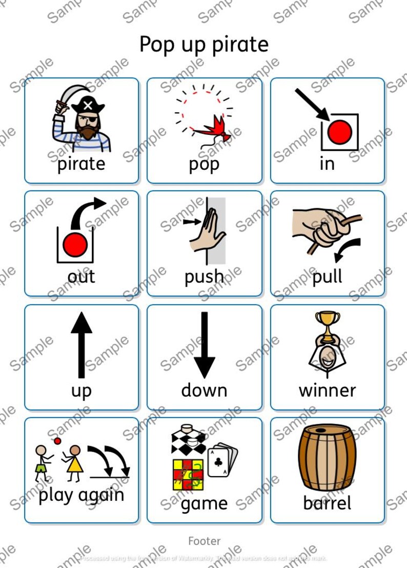 Pop up Pirate Game: Visual Aid for Autism, ADHD, SEND (digital Download ...