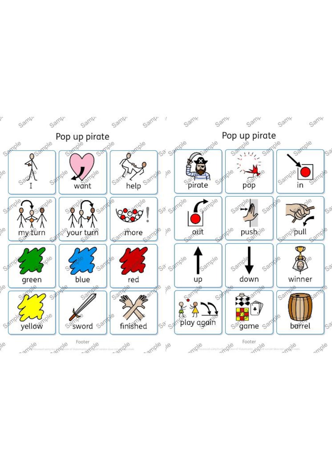 Pop up Pirate Game: Visual Aid for Autism, ADHD, SEND (digital Download ...