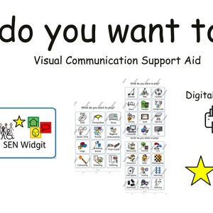 Visual Communication Cards: Play Symbols for Autism, ADHD (digital ...