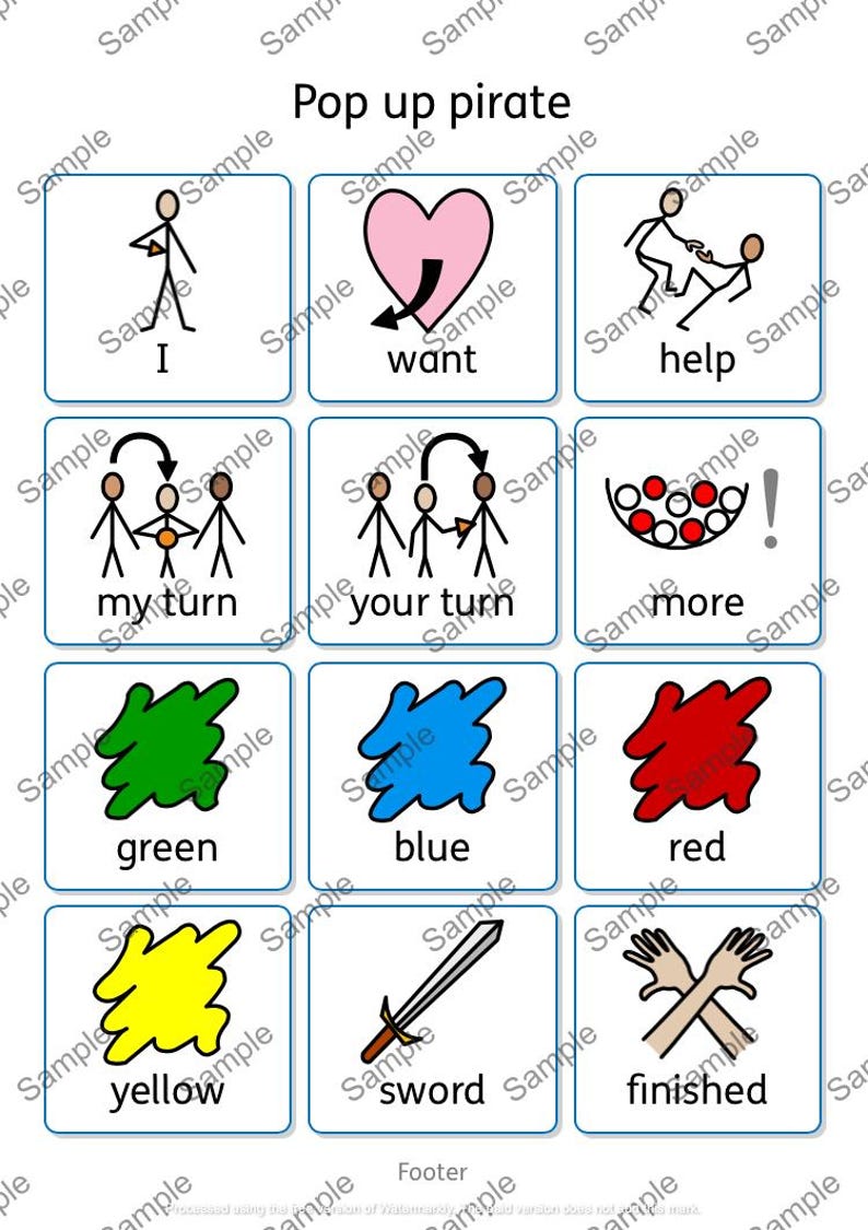 Pop up Pirate Game: Visual Aid for Autism, ADHD, SEND (digital Download ...