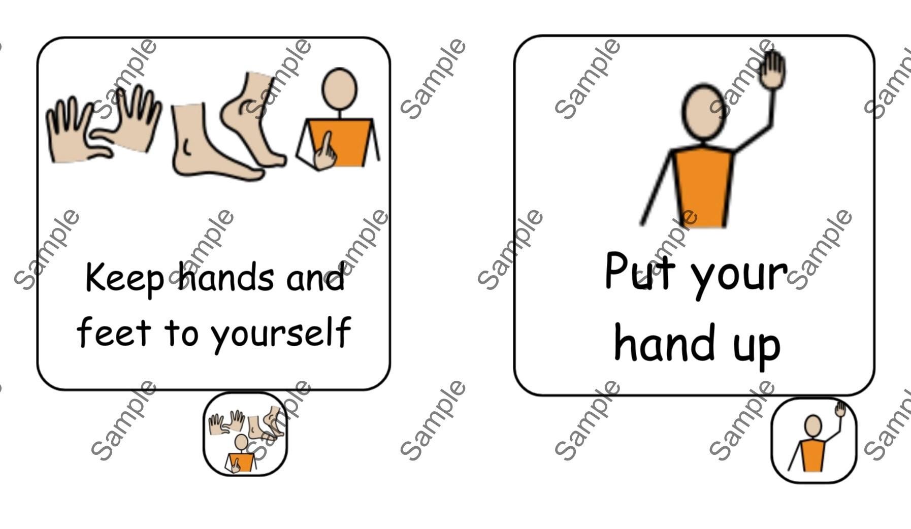 Tab Behaviours for Lanyard , Visual Communication Support,visual Aid ...