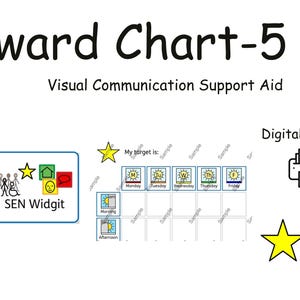 Reward Chart-5 Days, Visual Communication Support, Visual Aid for SEND ...