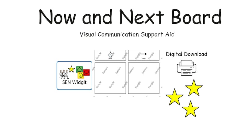 Now and Next Board: Visual Communication Aid (digital Download) - Etsy