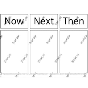 Now Next Then Board: Visual Communication Aid (digital Download) - Etsy