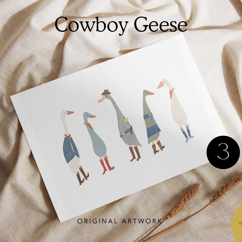 Goose Illustration - Etsy