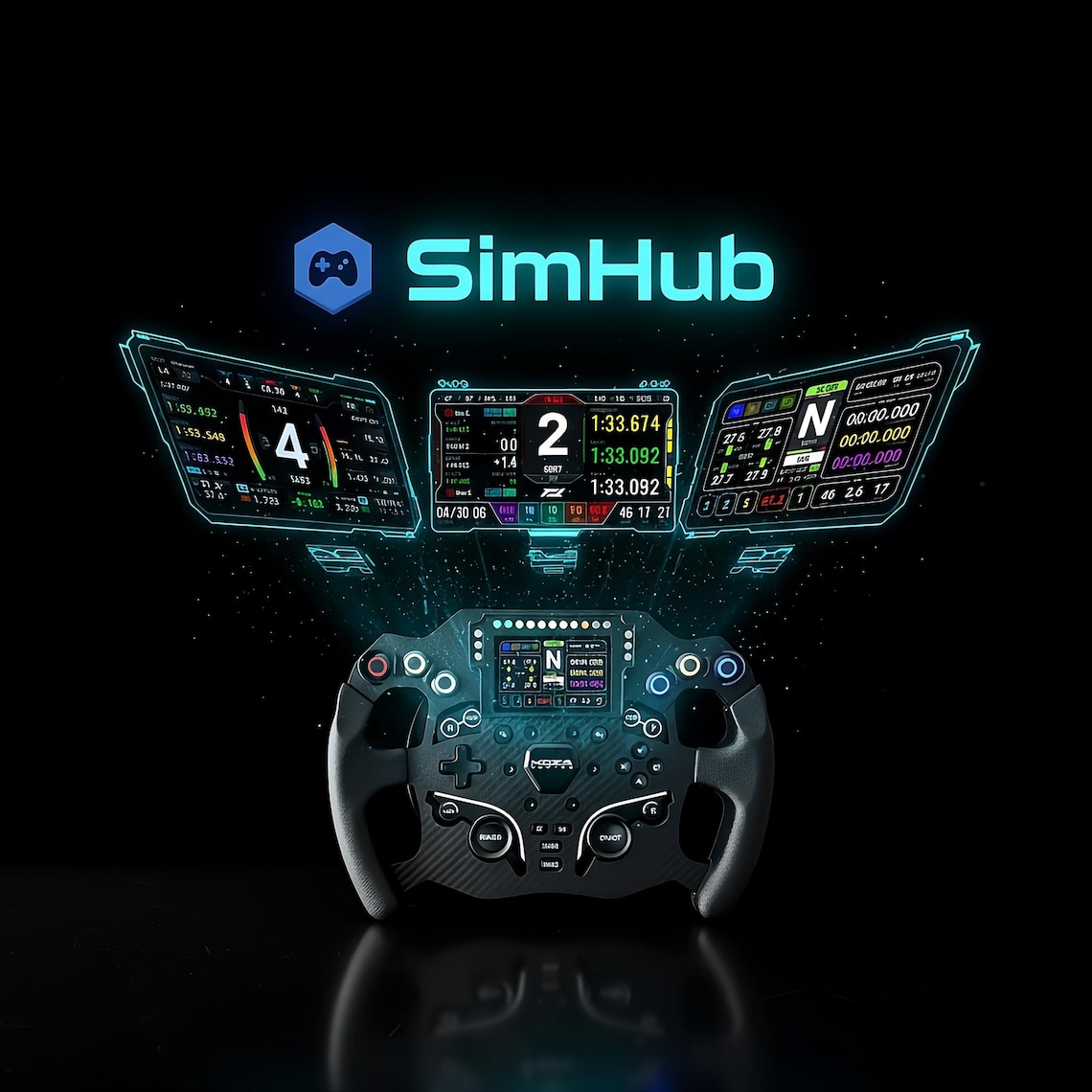 Mod Moza ES Steerin Wheel Raptor F1 PRO Only PC and Simhub - Etsy