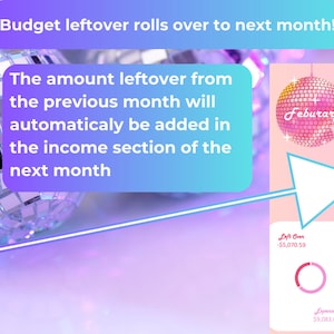 Pink Disco Monthly Budget Planner: Excel Template + Vision Board (canva ...