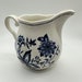 Nikko Ironstone Creamer in Blue Bonnet Pattern Made in Japan - Etsy