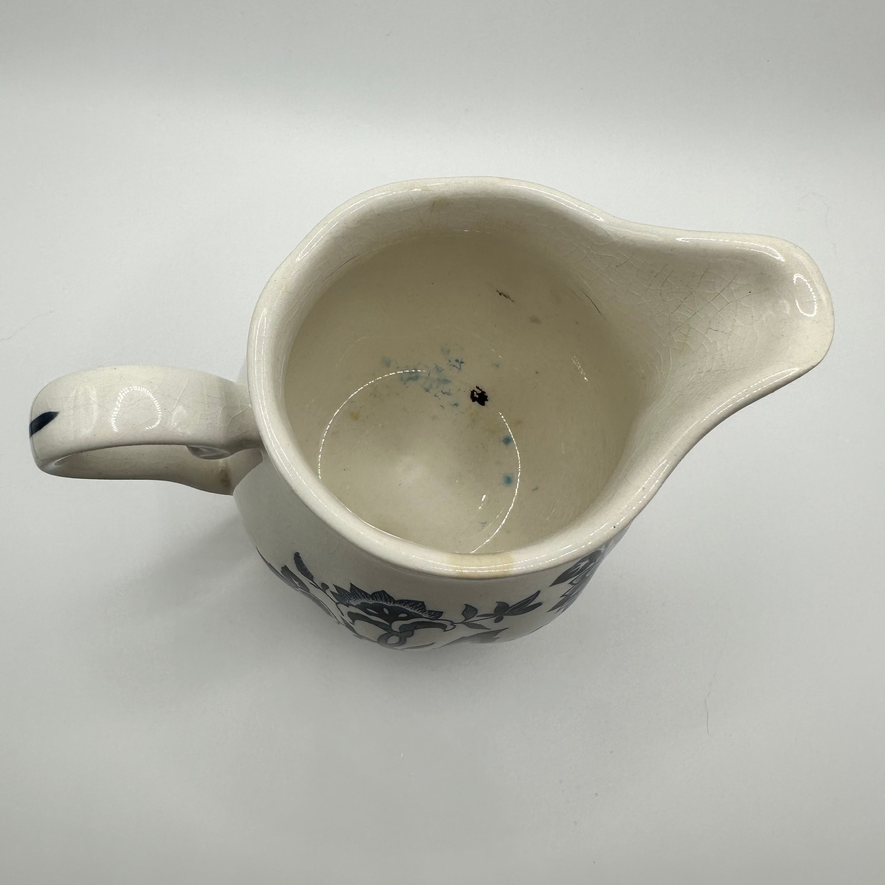 Nikko Ironstone Creamer in Blue Bonnet Pattern Made in Japan - Etsy