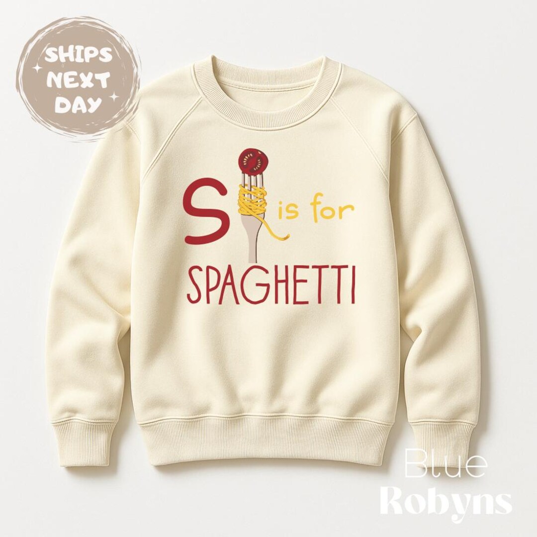 Cute Spaghetti Toddler Sweater Spaghetti Baby Bodysuit Spaghetti Tshirt ...