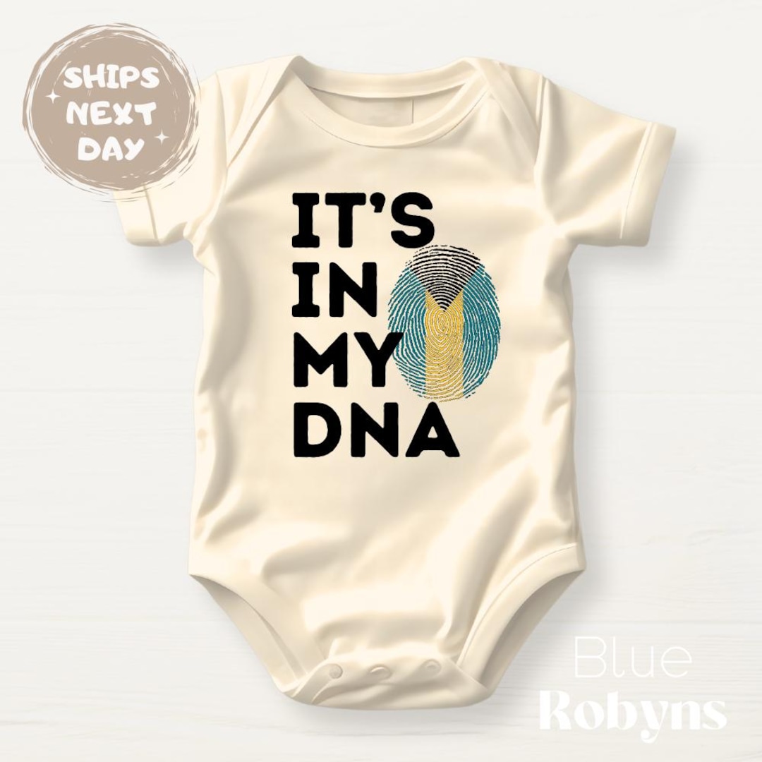 Bahamas Flag Shirt It’s in My DNA Cute Bahamian Baby Bodysuit Cute ...
